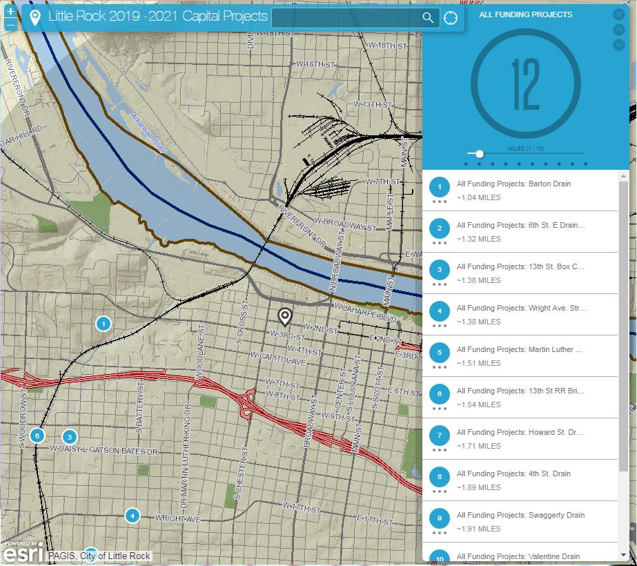 City of Little Rock Mapping Applications